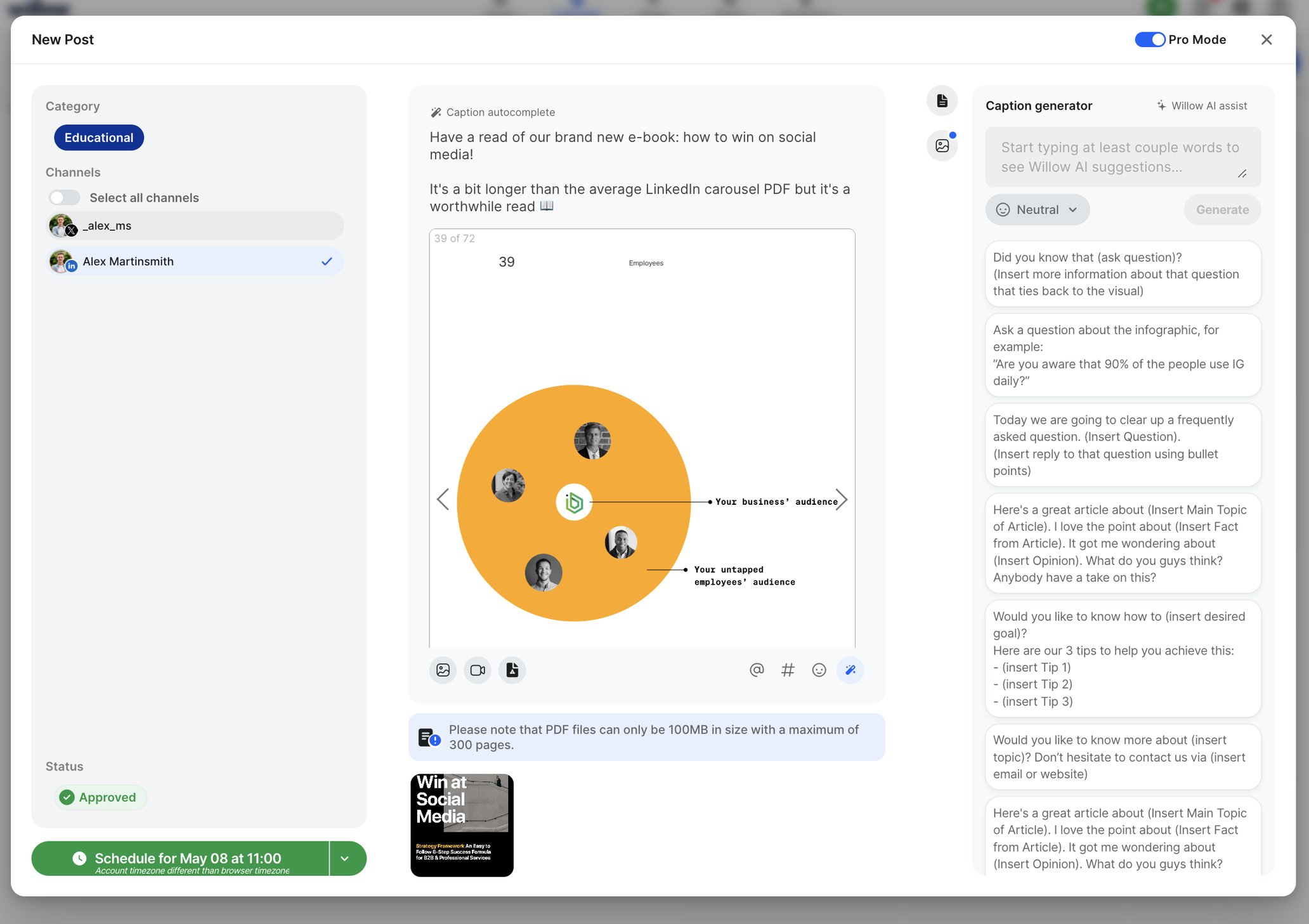 LinkedIn Carousels (PDF Documents)